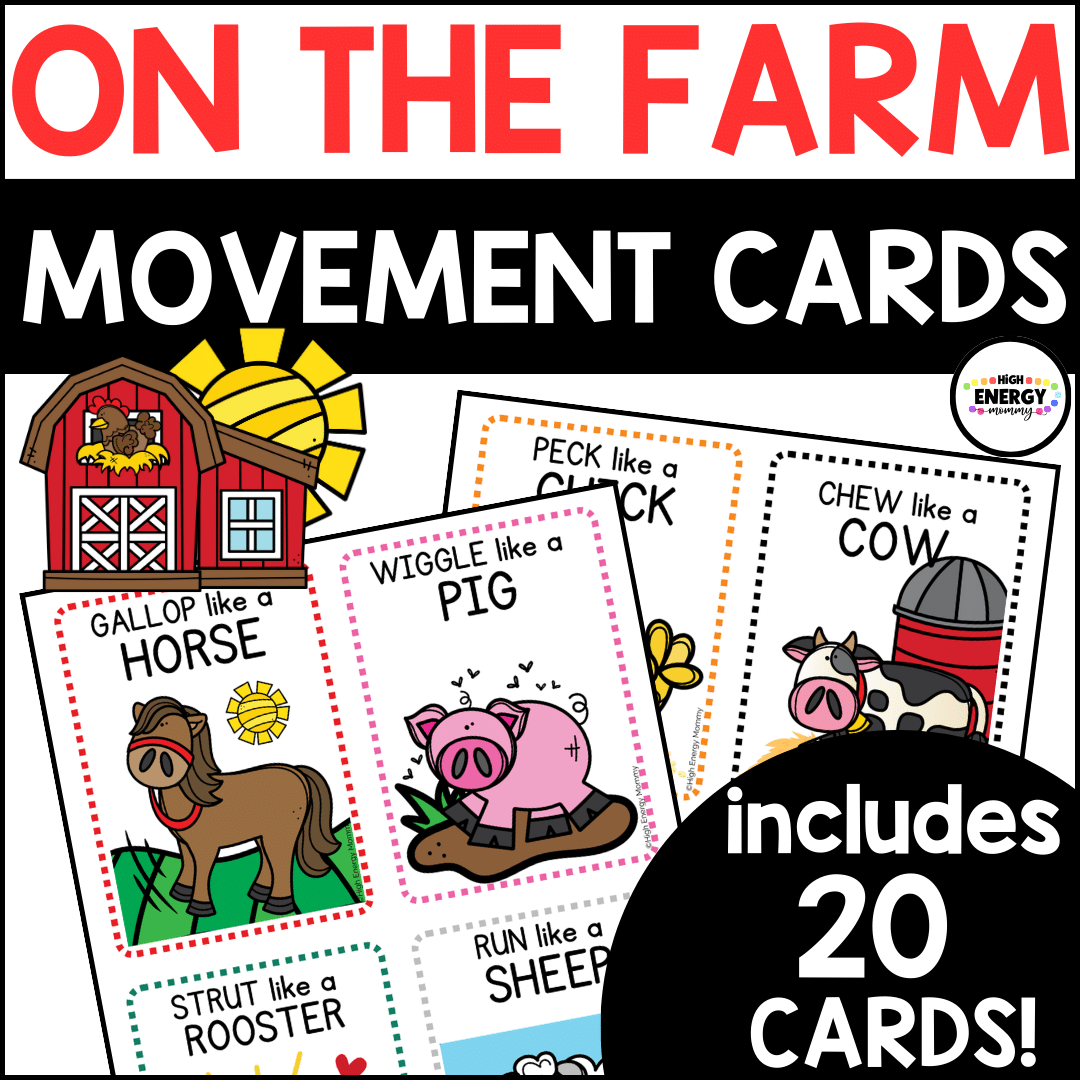 Farm Theme Preschool Ideas and Activities • High Energy Mommy
