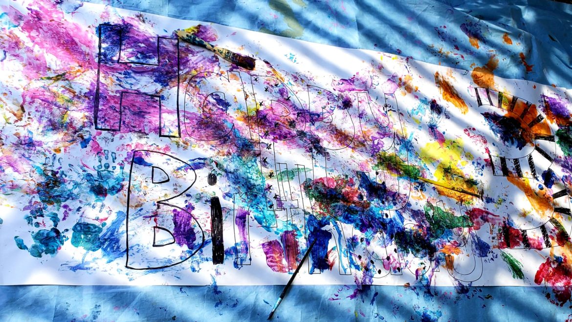 A Fun (and easy) Birthday Craft for Kids • High Energy Mommy