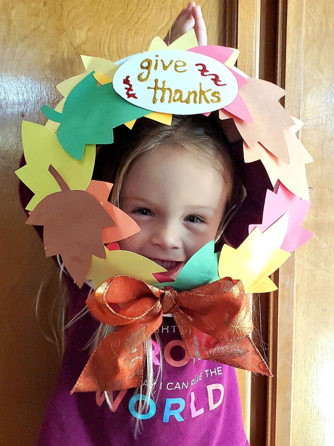 Fall Paper Plate Wreath Craft • High Energy Mommy