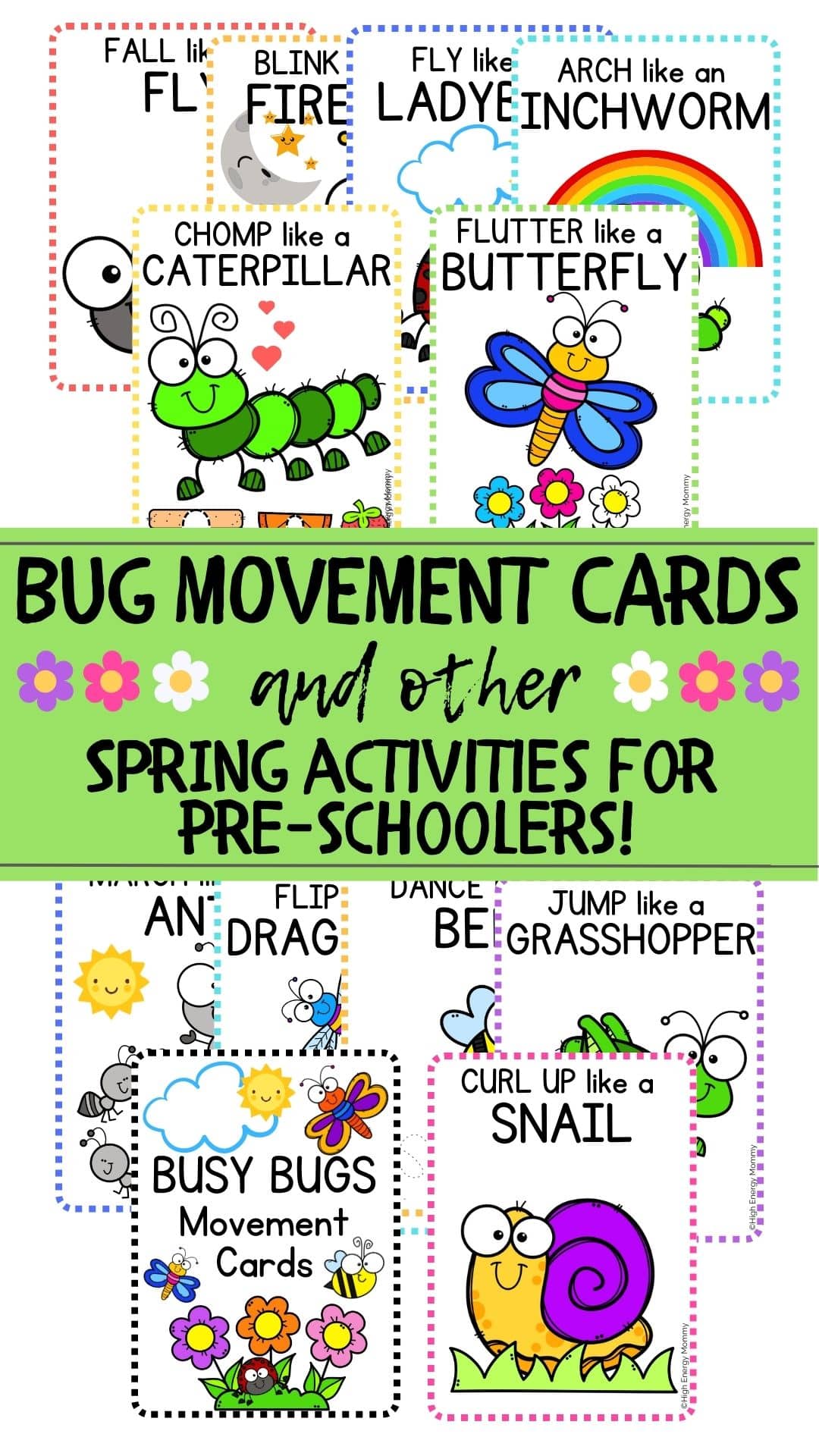 Fun and Simple Preschool Spring Theme Activities • High Energy Mommy