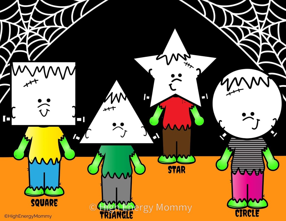 Frankenstein Shape Matching Mats • High Energy Mommy