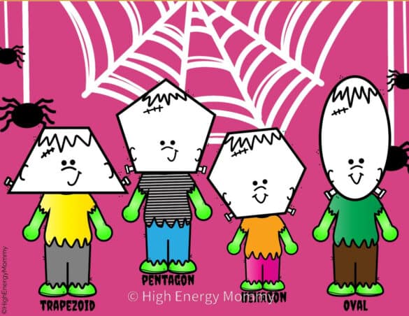 Frankenstein Shape Matching Mats • High Energy Mommy