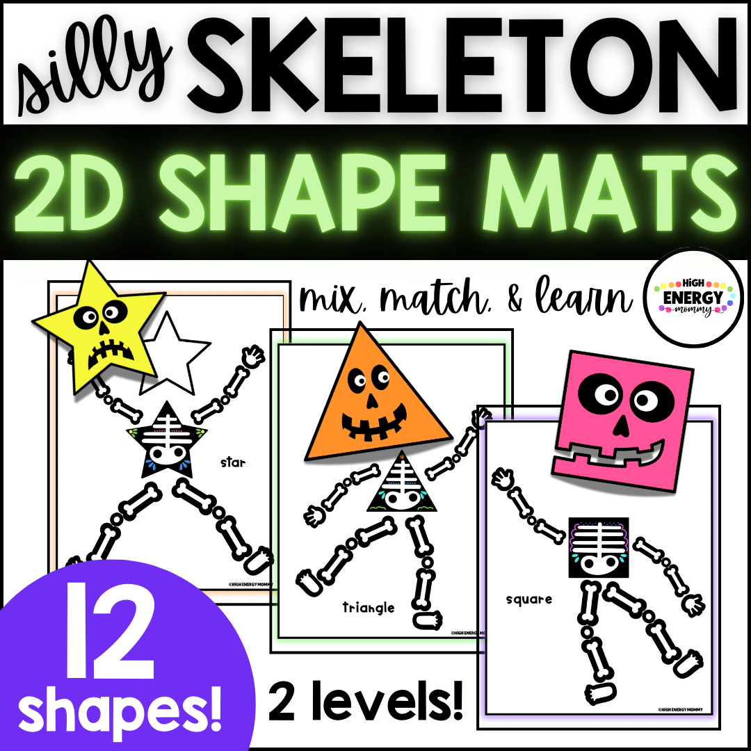 Frankenstein Shape Matching Mats • High Energy Mommy