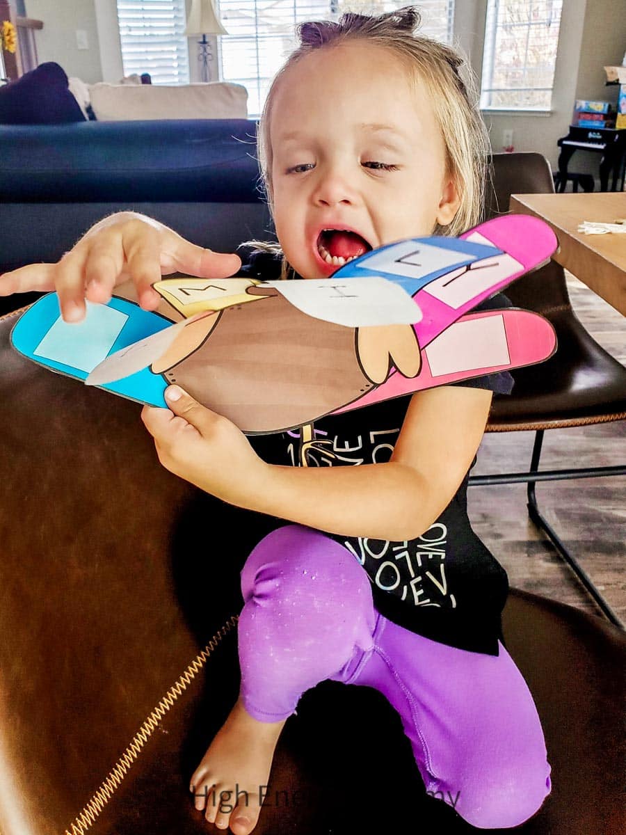 Turkey Feather Name Practice Activity • High Energy Mommy