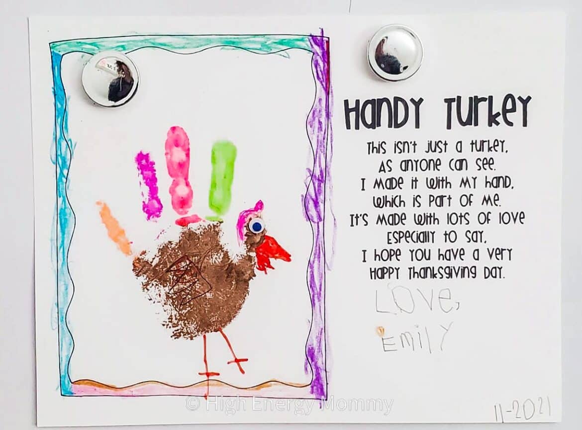 10 Unique Turkey Crafts for Kids • High Energy Mommy