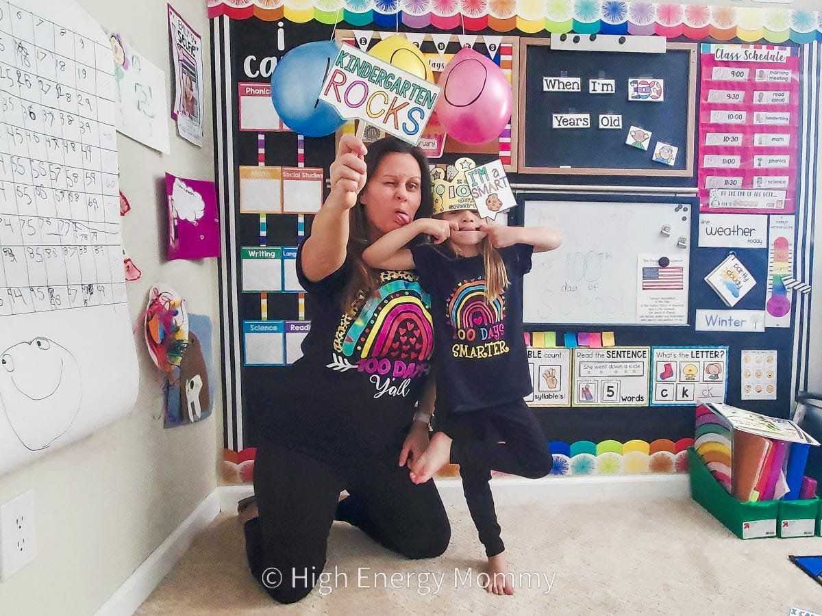 Fun Ways To Celebrate The 100th Day Of Kindergarten • High Energy Mommy