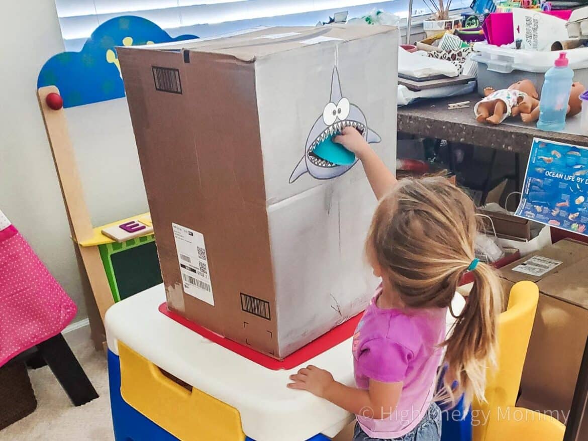 Feed the Shark: Math, Literacy, and Fine Motor Skill Game 🦈