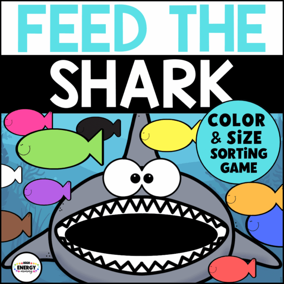 Feed the Shark: Math, Literacy, and Fine Motor Skill Game 🦈