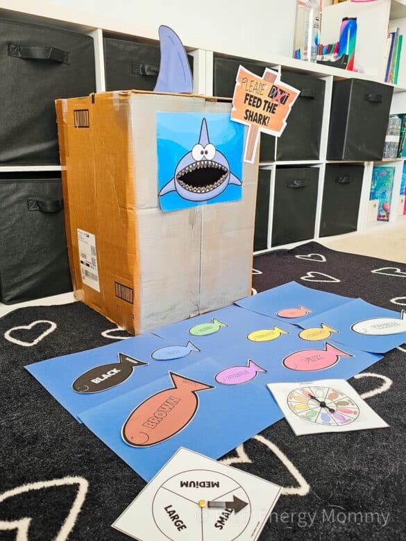 Feed the Shark: Math, Literacy, and Fine Motor Skill Game 🦈