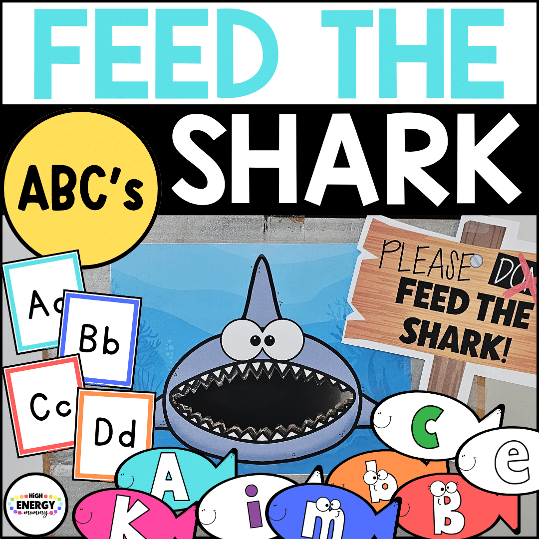 Feed the Shark: Math, Literacy, and Fine Motor Skill Game 🦈