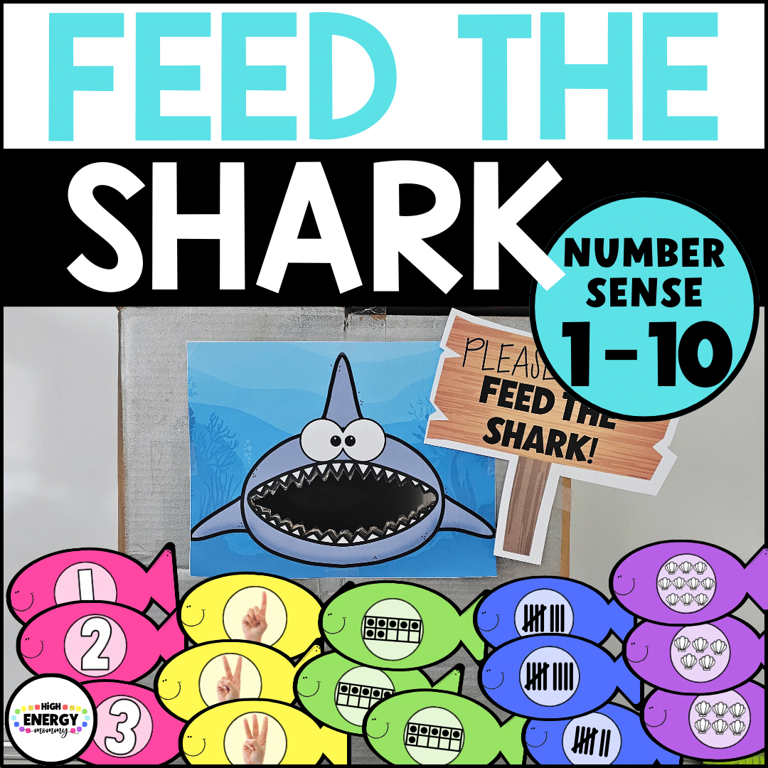 Feed the Shark: Math, Literacy, and Fine Motor Skill Game 🦈